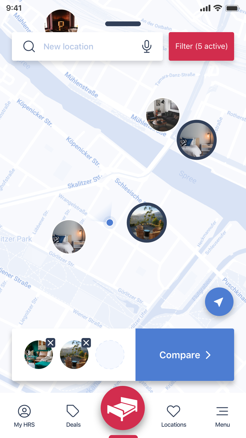 UI/UX Makeover: HRS App - Reducing complexity for mobile app users ...