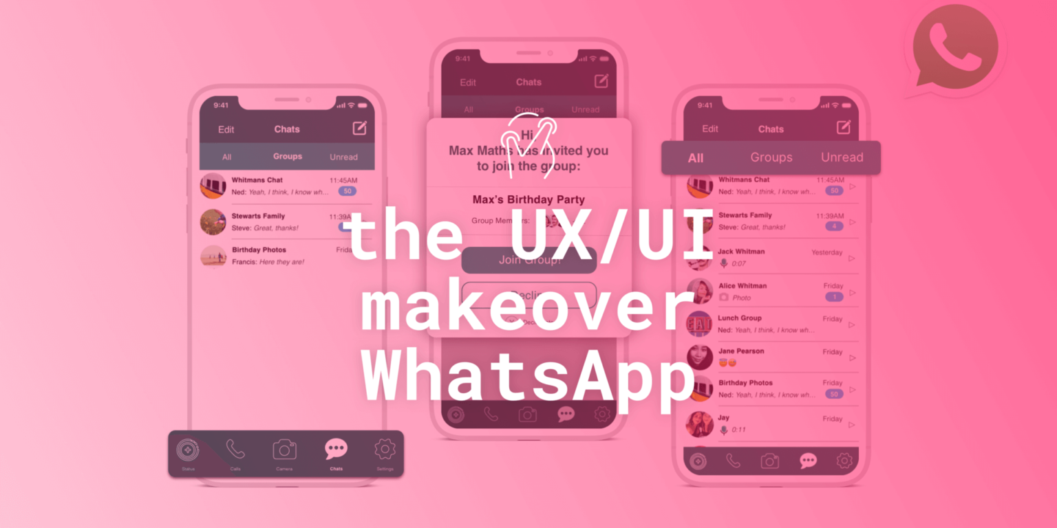 UI/UX Makeover: WhatsApp - New features for improved interface ...