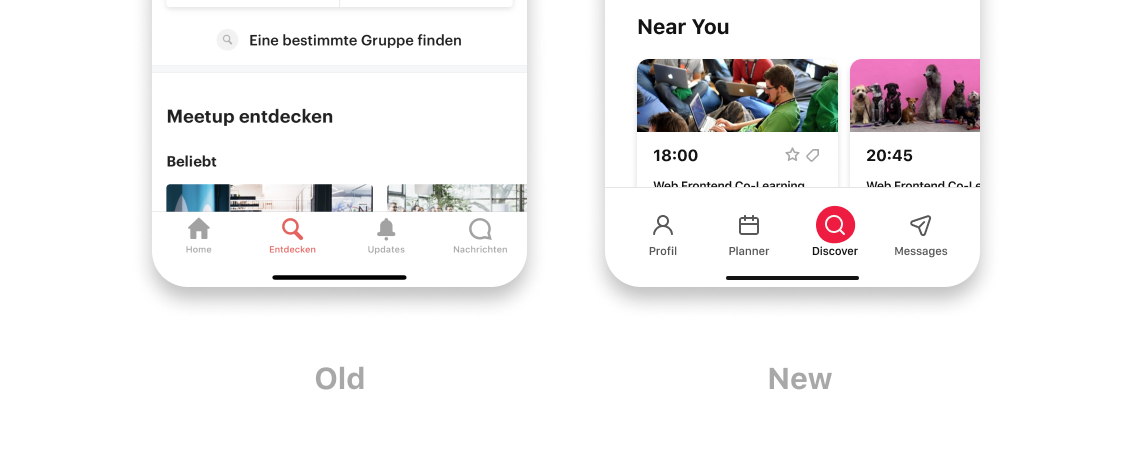 UI/UX Makeover for Meetup: A more personalized event planning ...