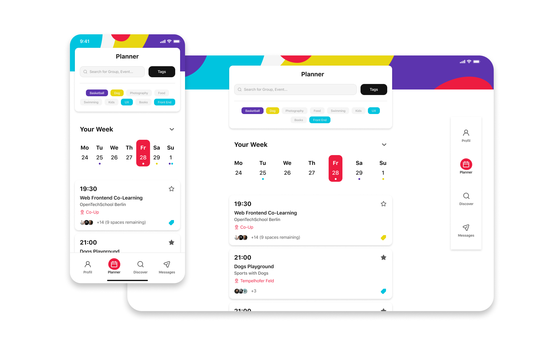UI/UX Makeover for Meetup: A more personalized event planning ...